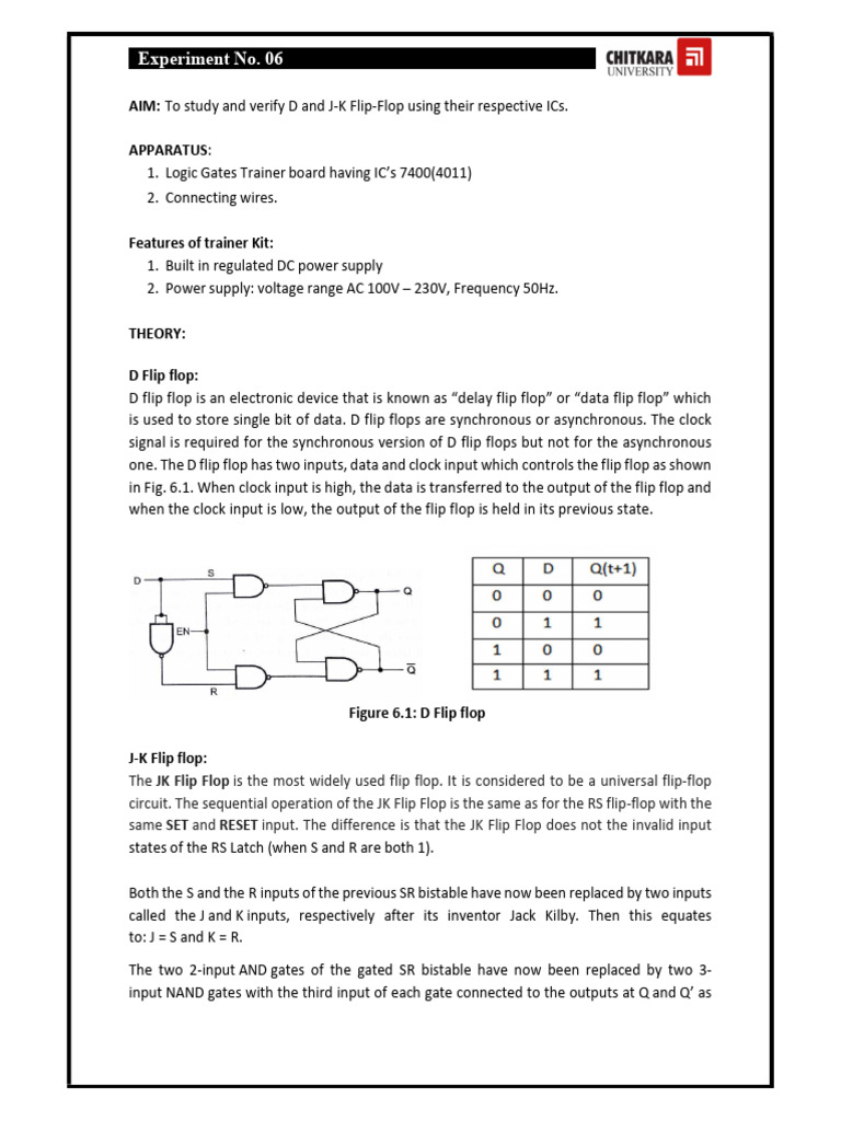 Exp. 6 DECA | PDF | Logic Gate | Manufactured Goods