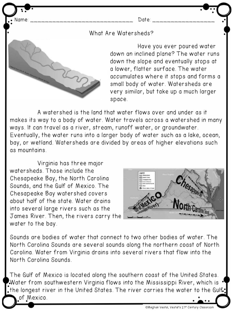 watershed sheet | PDF