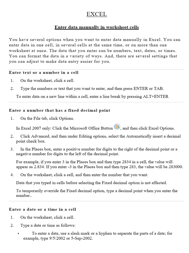 Excel Pdf Microsoft Excel Computing