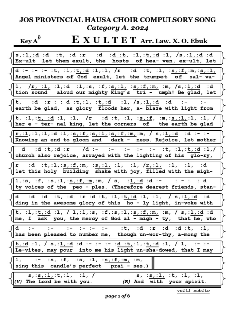 Exultet Easter Proclamation With Amin-1 | PDF | Worship | Catholic Liturgy