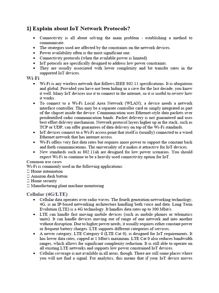 Unit 1 | PDF | Computer Network | Wi Fi