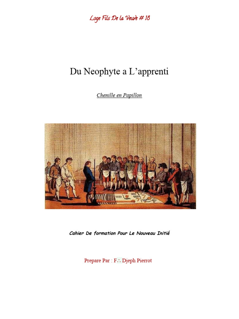 Initiation Maçonnique : De Néophyte à Apprenti | PDF | Franc-maçonnerie