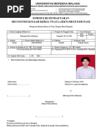 Panduan Pendaftaran KKN Via Aplikasi | PDF