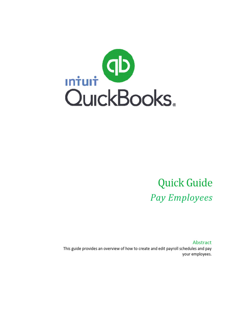 QuickGuide Pay Employees CA | PDF | Paycheck | Cheque
