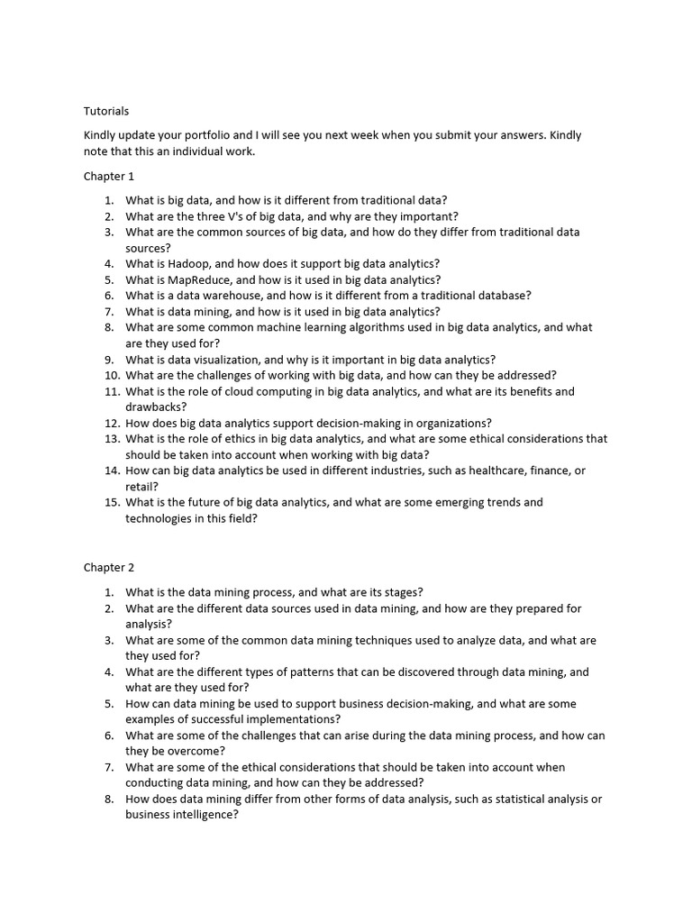 Questions Data Analytics (1) 1 | PDF | Data Mining | Data Analysis