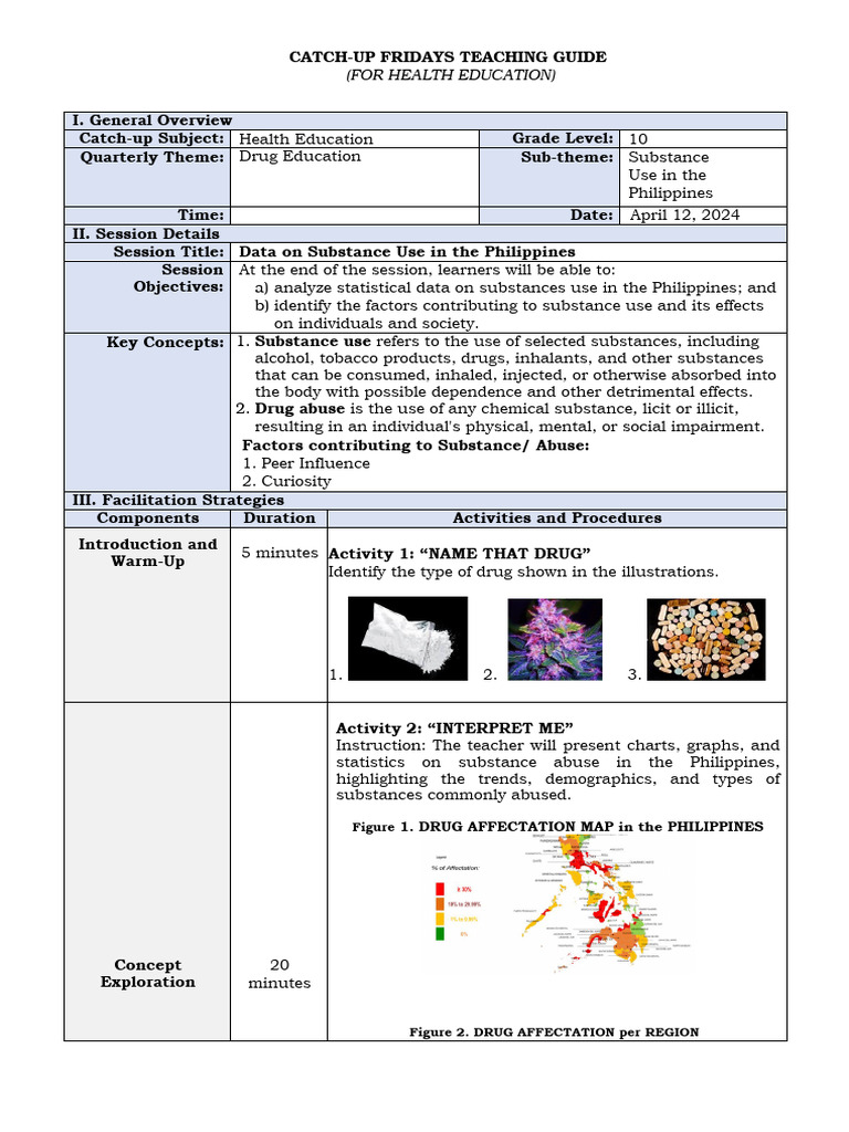 Grade 10 health Ed Q4-W2 | PDF | Substance Use Disorder | Substance Abuse