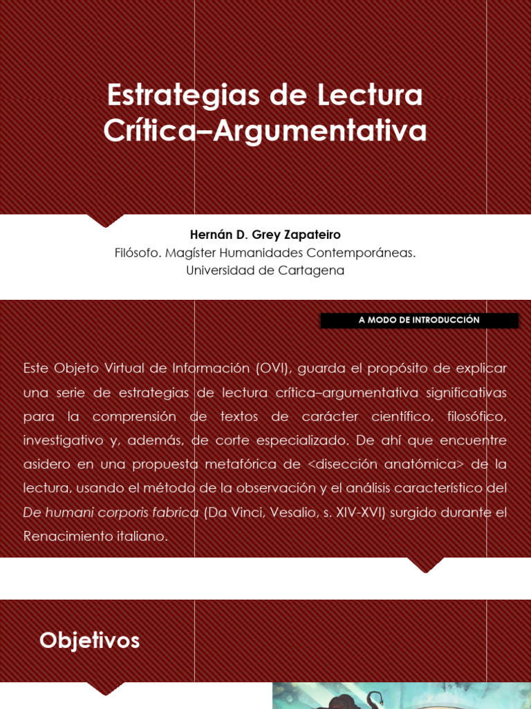 Estrategias de Lectura Crítica-Argumentativa (Autoguardado) | PDF ...