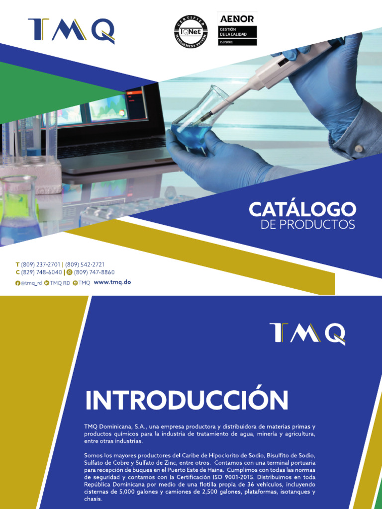Catalogo TMQ Agosto Comprimido | PDF