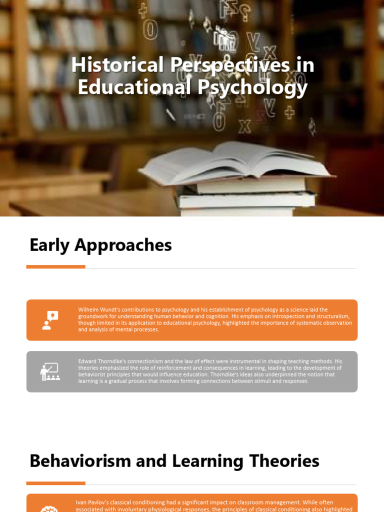 HISTORICAL-PERSPECTIVES-IN-EDUCATIONAL-PSYCHOLOGY | PDF | Behaviorism ...