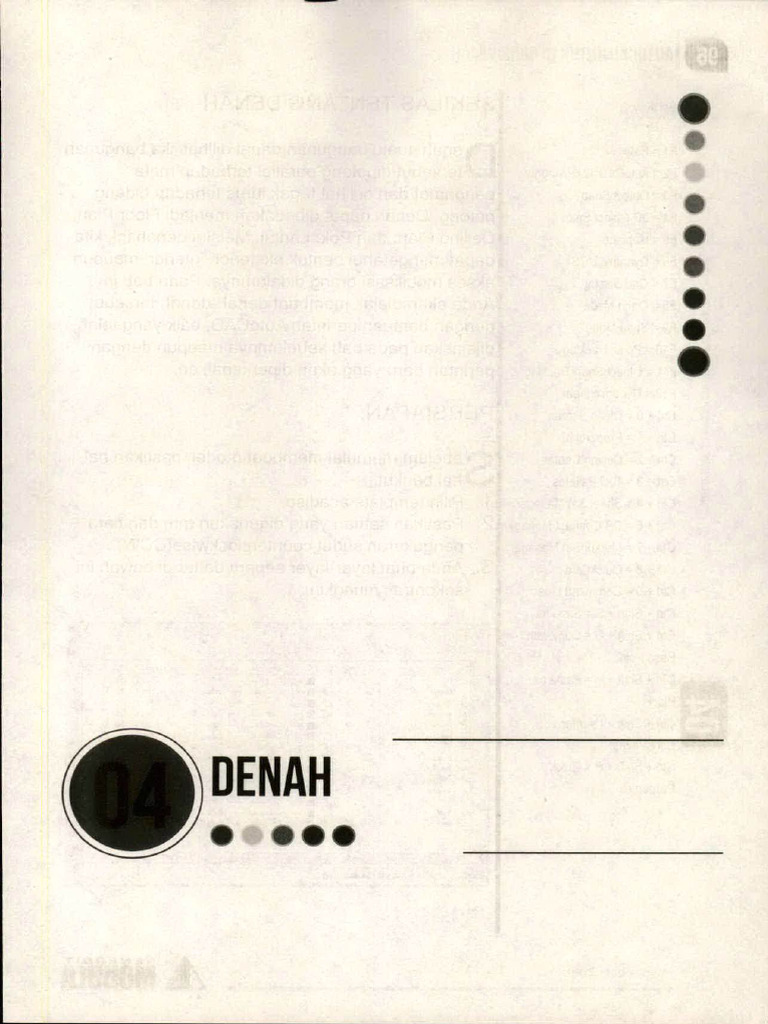 Materi 3 - Menggambar Denah | PDF