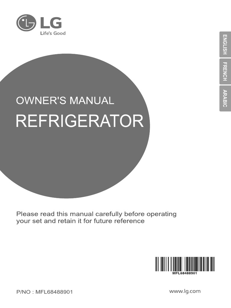 MFL68488901 English | PDF | Refrigerator