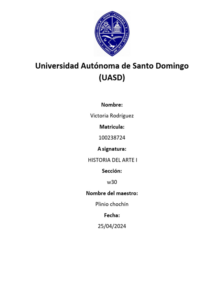 Biografía de Alonso Cuevas | PDF | Pinturas | República Dominicana