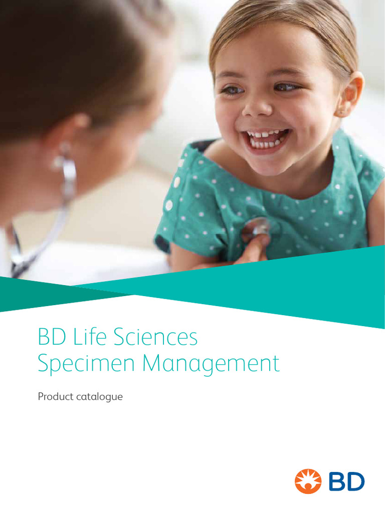 BD-32570 India Specimen Management Catalogue | PDF | Patient Safety | Health Care