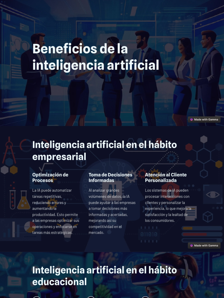 Diapositivas Del Beneficios de La Inteligencia Artificial | Descargar gratis PDF | Inteligencia ...