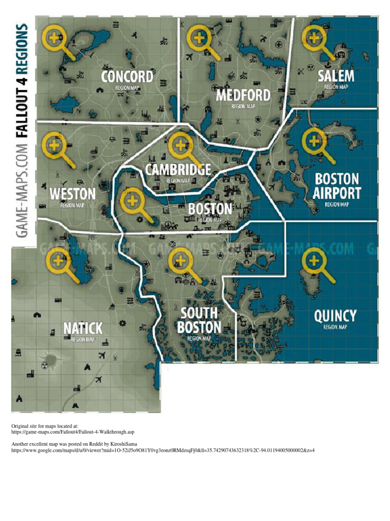 Fallout RPG - Map - Boston Area | PDF
