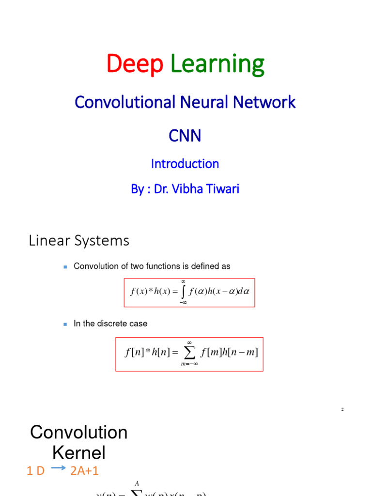 Convolutional Neural Networks Explained | PDF | Convolution | Machine Learning