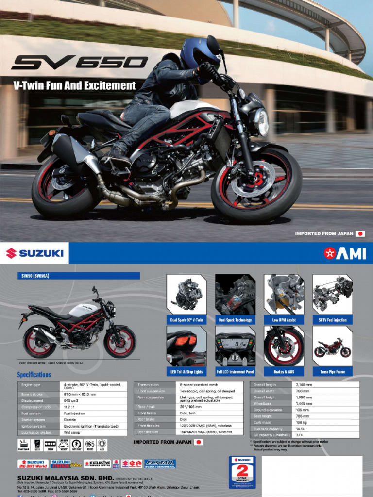 SV650 PG1 | PDF