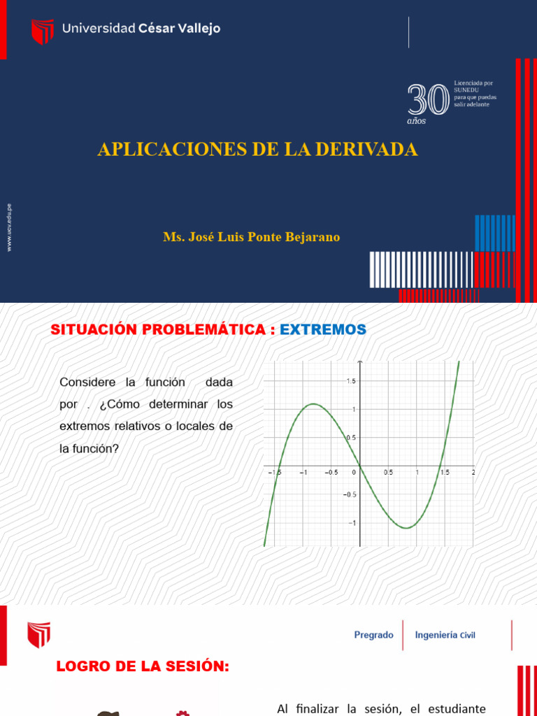 S3.1 PPT Criterios de Derivada | PDF | Derivado | Integral
