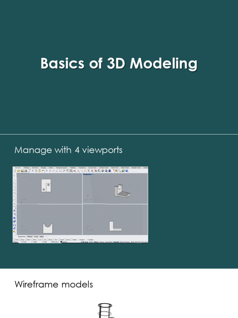 003basics of 3D Modeling 1 | Download Free PDF | 3 D Computer Graphics | 3 D Modeling