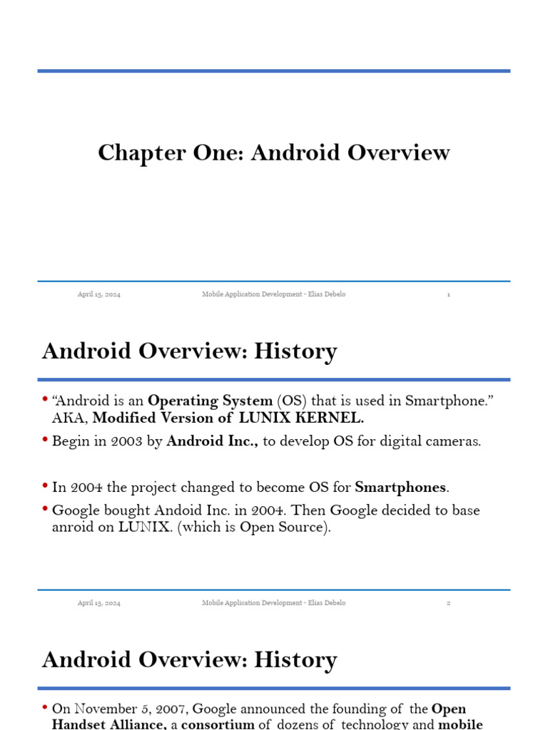 Mobile Application Development | PDF | Web Service | Android (Operating System)