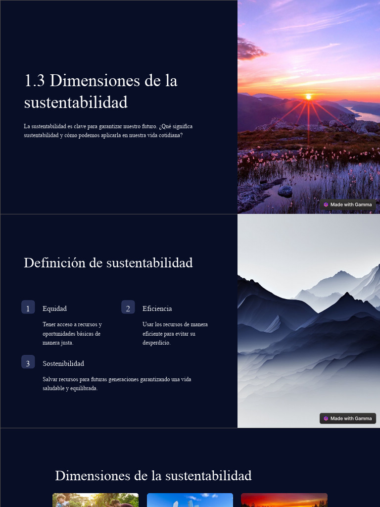 Dimensiones de La Sustentabilidad | Descargar gratis PDF | Sustentabilidad | Residuos