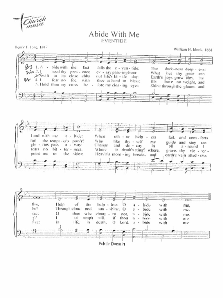 Abide With Me | PDF