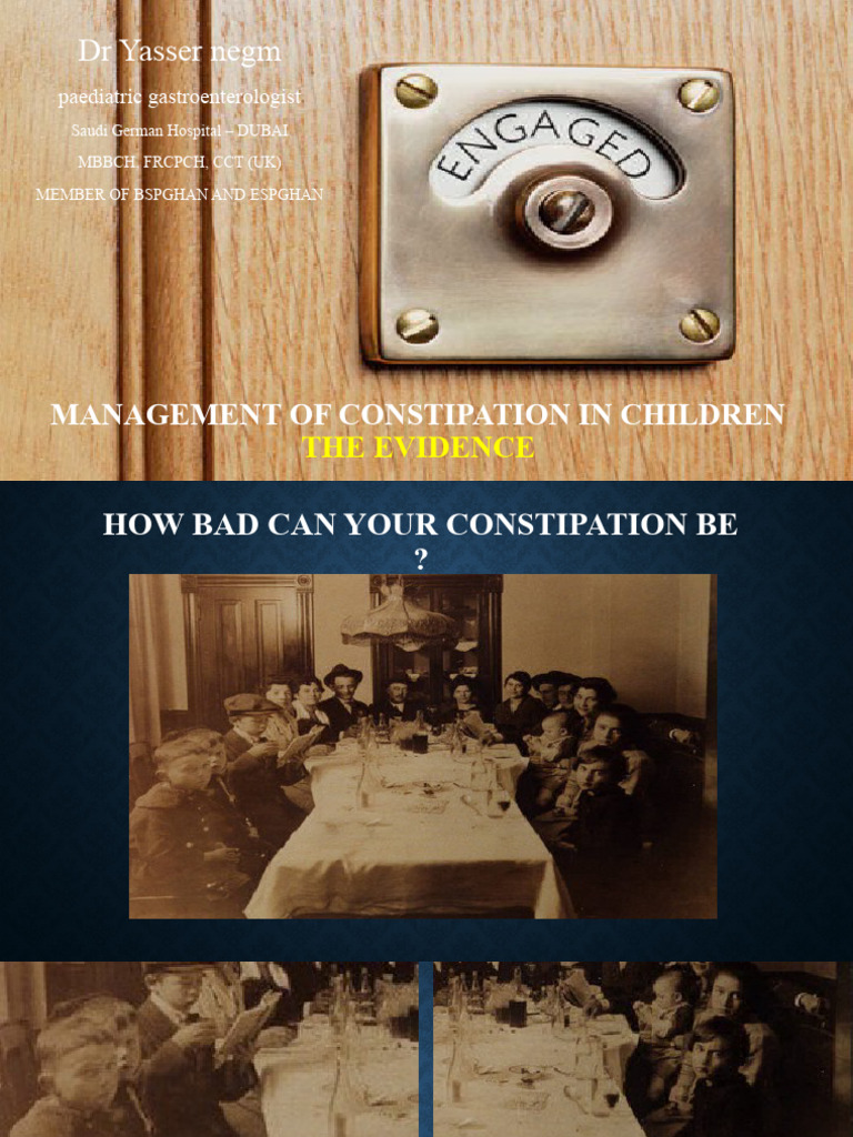 Managing Childhood Constipation: Evidence-Based Guide | PDF ...