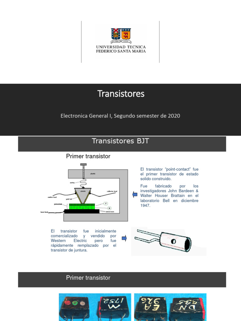 08 BJT Funcionamiento | PDF | Transistor | Transistor de unión bipolar