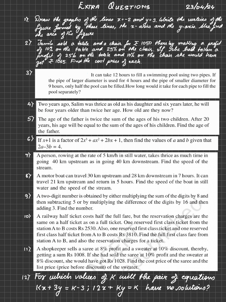 Extra Sums On Chap 3 | PDF | Mathematical Relations | Algorithms