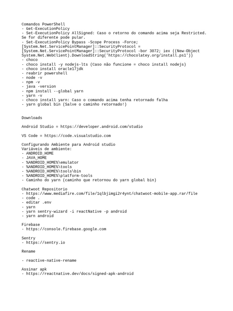 Chatwoot Mobile App Setup Guide | PDF | Computers