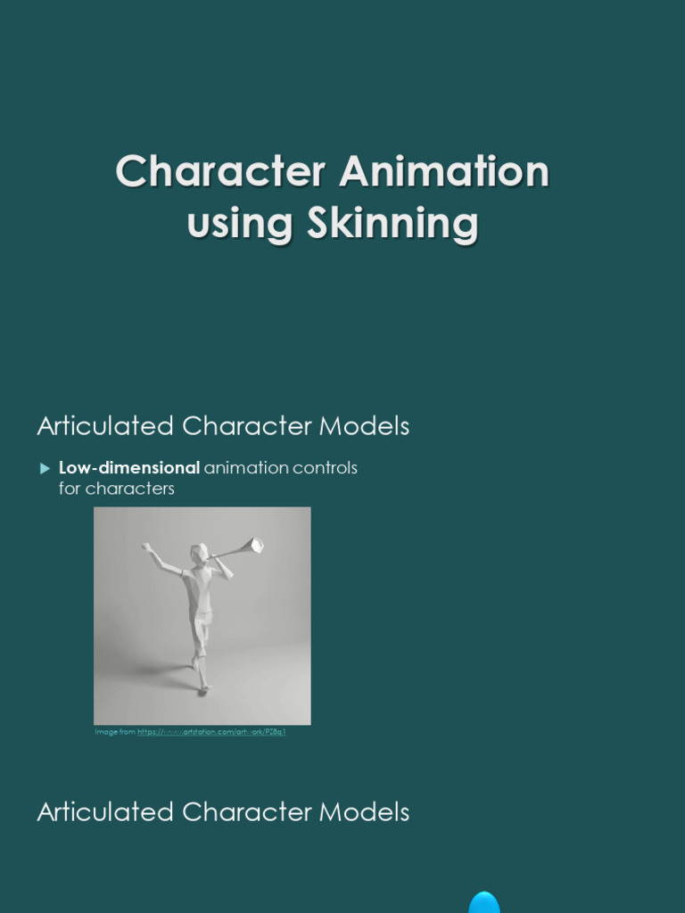 004Character Animation Using Skinning | PDF | Applied Mathematics