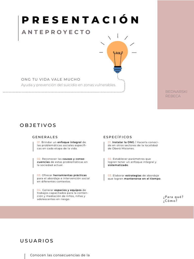 BEDNARSKI, R. Anteproyecto. - Compressed | PDF | Publicidad | Organización no gubernamental