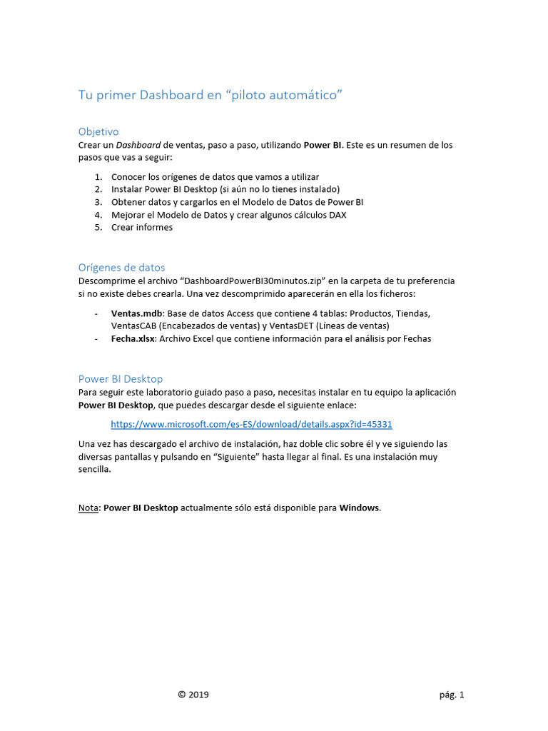 Dashboard Power BI | PDF | Archivo de computadora | Software