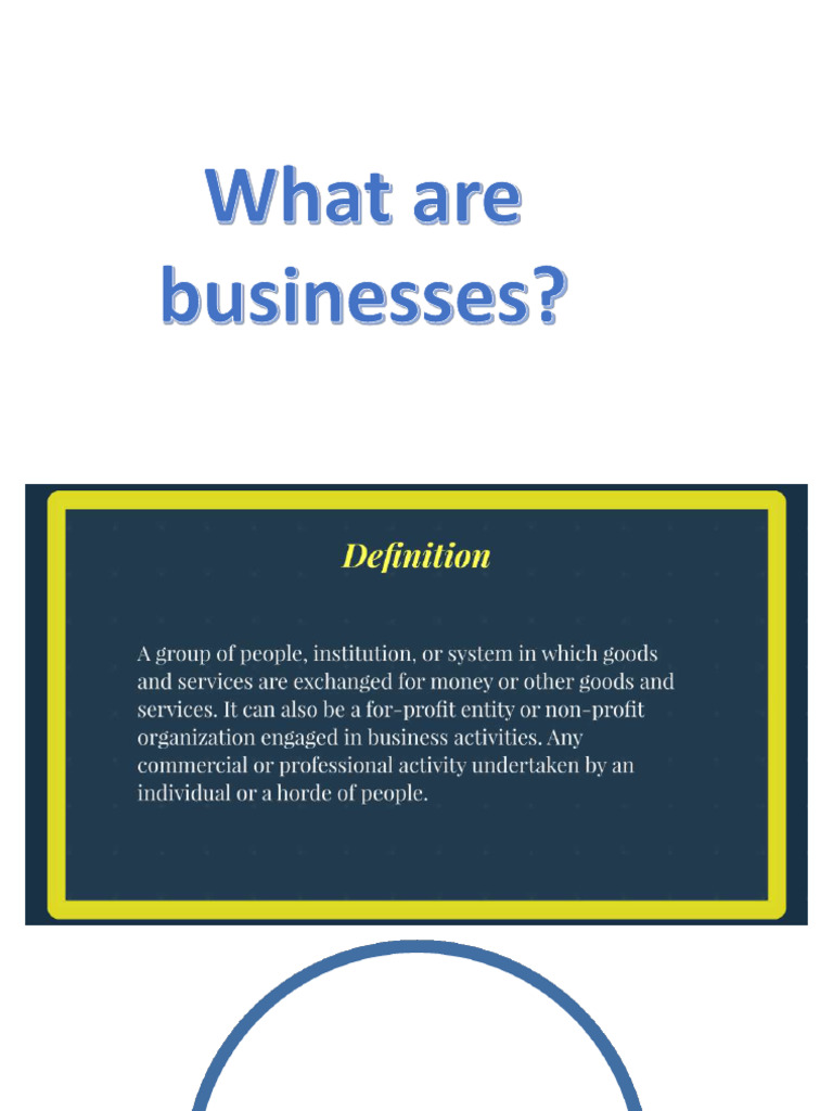 Why Do Businesses Exist | PDF