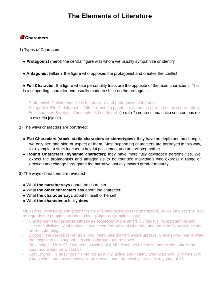 Copia de The Elements of Literature - Chrisstopher | PDF | Narration ...