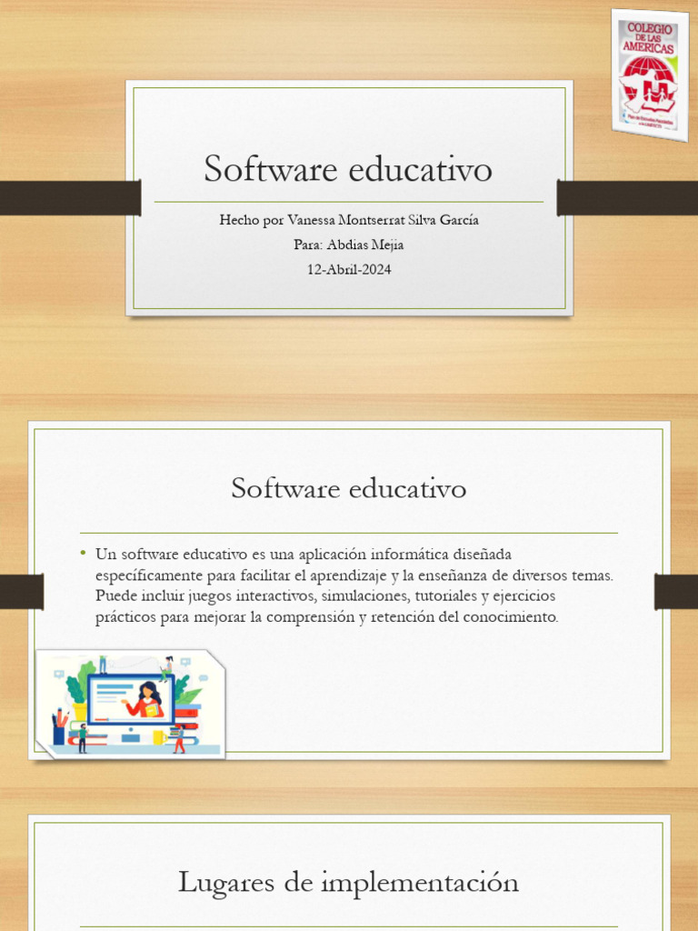 Presentación | PDF | Software | Enseñando