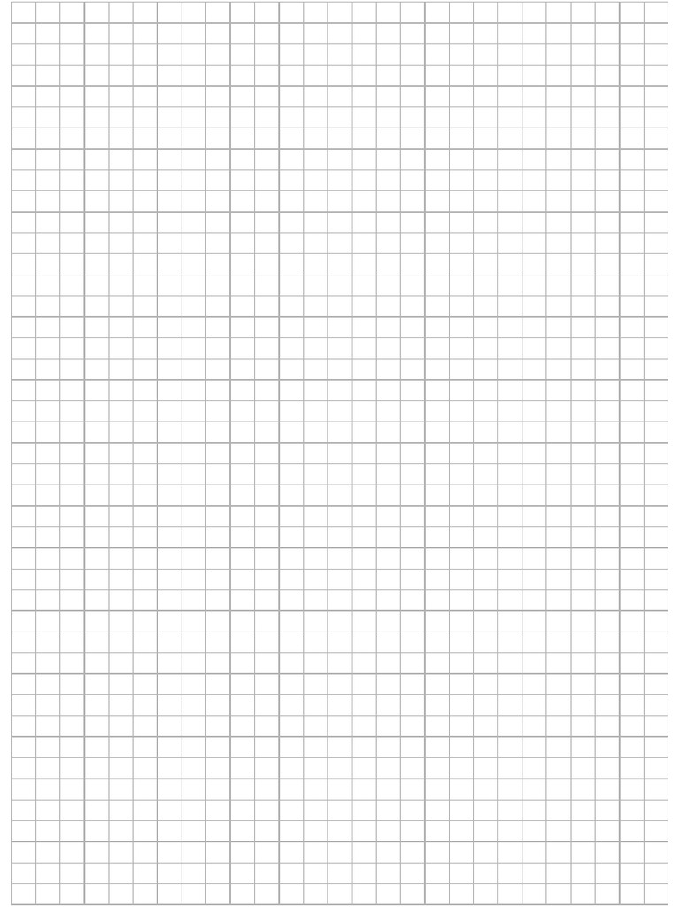 Half US Letter Graph Paper - By Lovely Planner | PDF