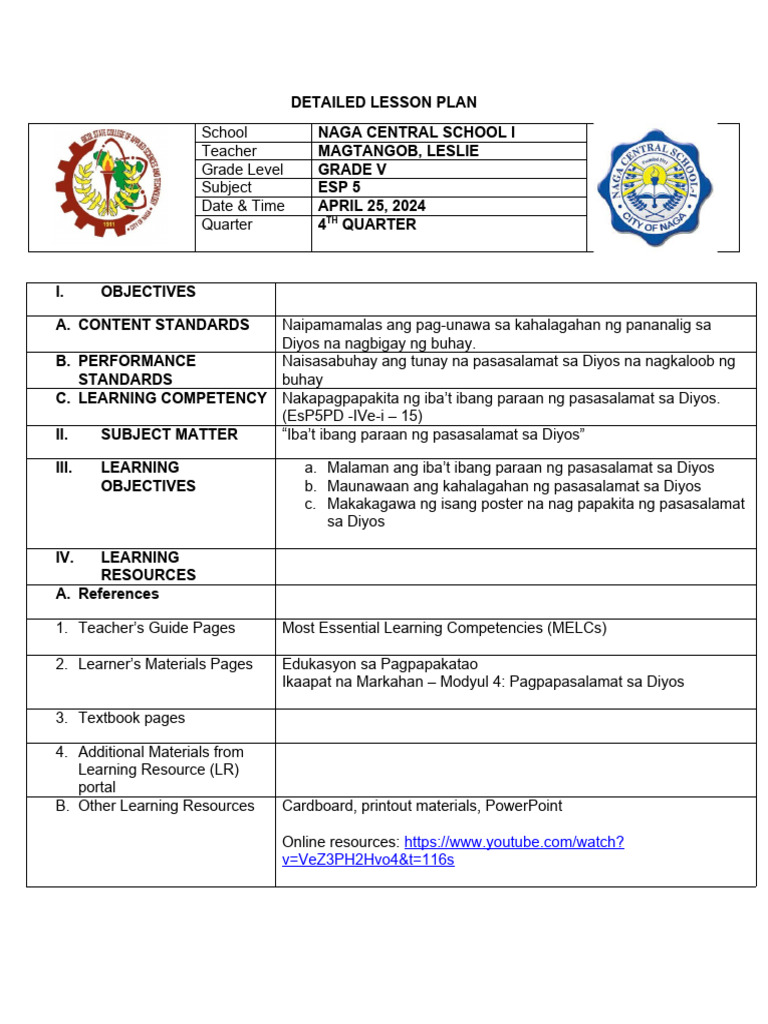 ESP_5_DEMO_TEACHING | PDF
