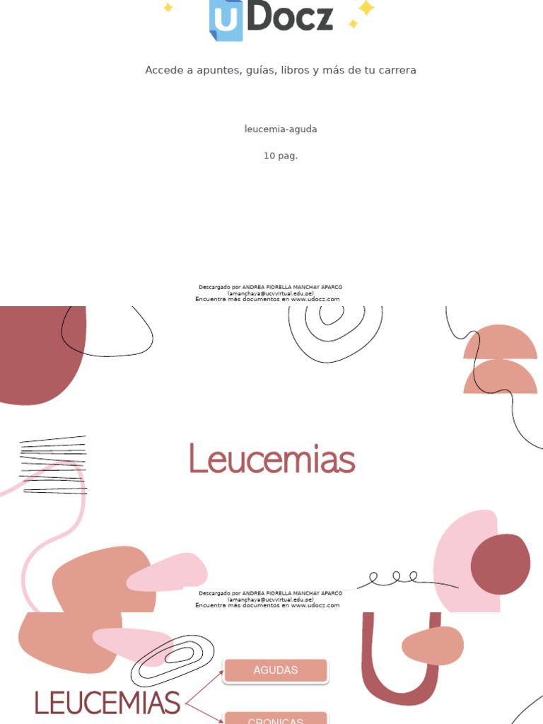 Guía sobre Leucemia Aguda y su Diagnóstico | PDF | Leucemia | Vertebrados