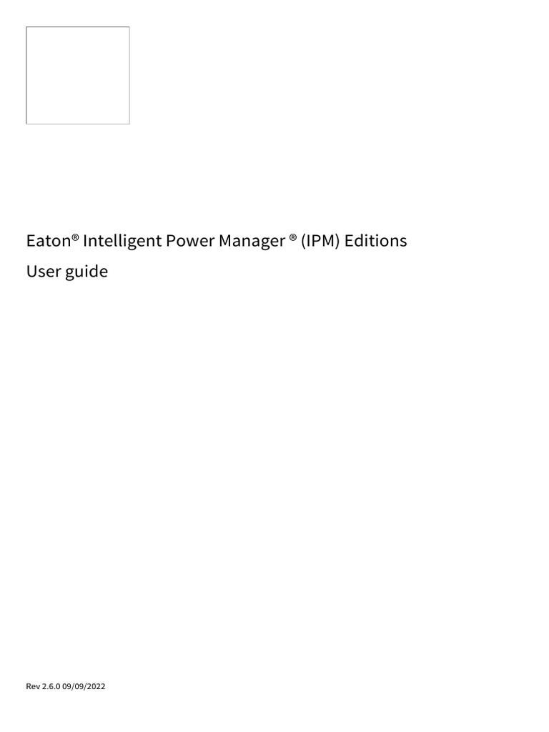 Eaton Ipm User Guide Version 2 | PDF | Virtualization | Command Line Interface