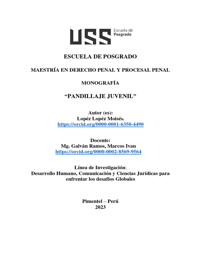 Pandillaje Juvenil: Causas y Soluciones | PDF | Pandilla | Desempleo