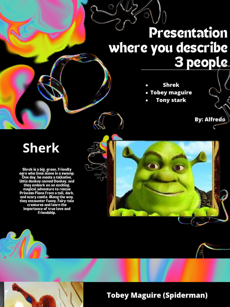 Presentation Where You Describe 3 People | PDF | Law | Young Adult