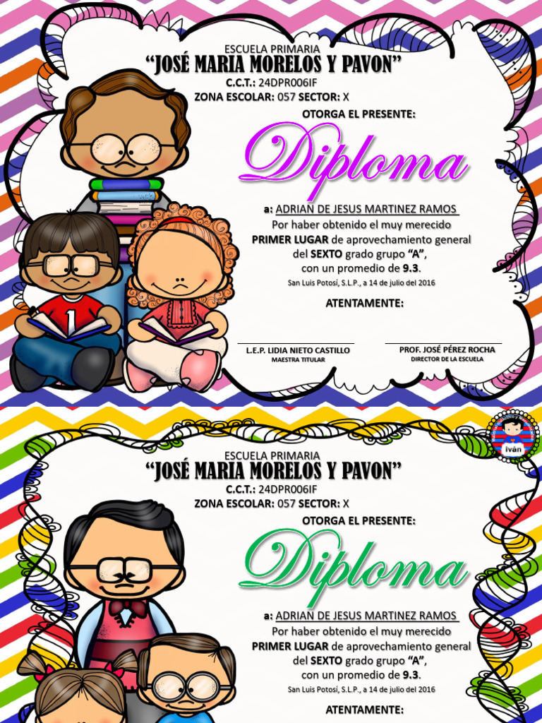 Diplomas Todos Los Grados | PDF