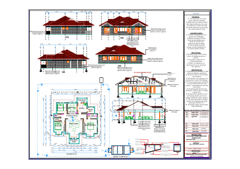 Philimon Final Layout Plan | PDF | Wall | Building Technology
