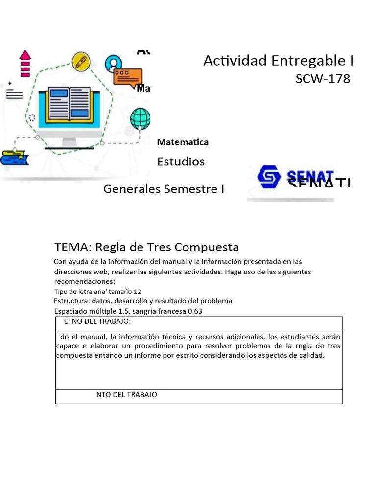 Senati: Actividad Entregable I | PDF