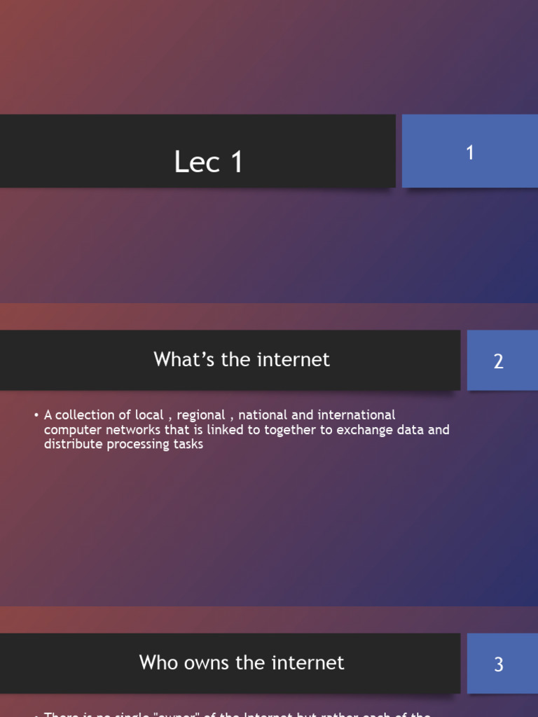 Understanding Internet Ownership and Control | PDF
