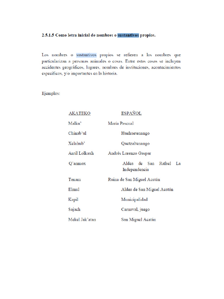 Akateko | PDF