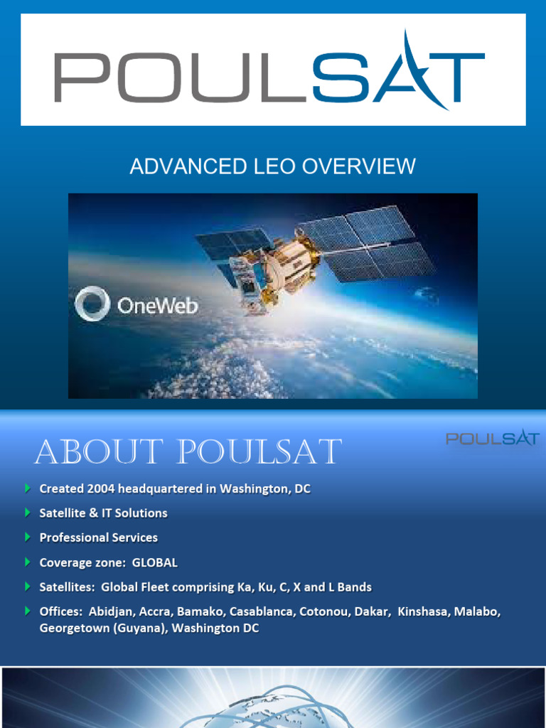 POULSAT-Advanced LEO Service-1 | PDF | Telecommunications | Information ...