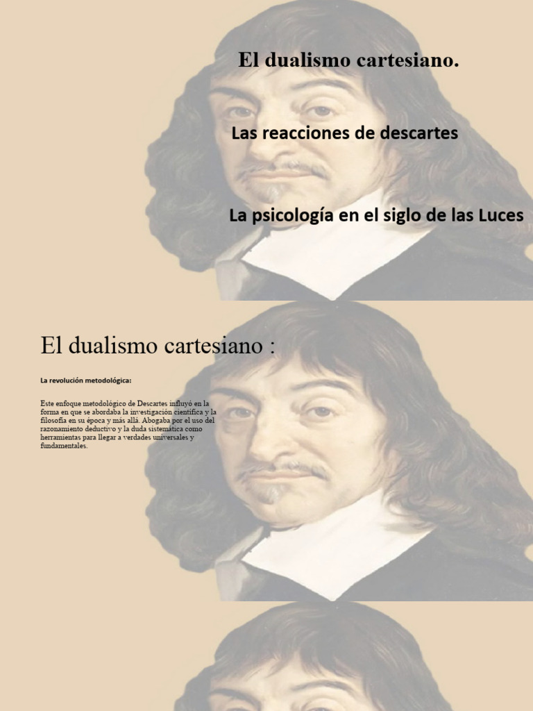 El Dualismo Cartesiano | PDF | René Descartes | Sicología