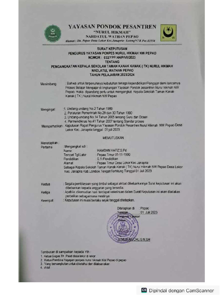 Hamdan Hafiz SK Pengangkatan Dan Prmbagian Tugas - Compressed ...